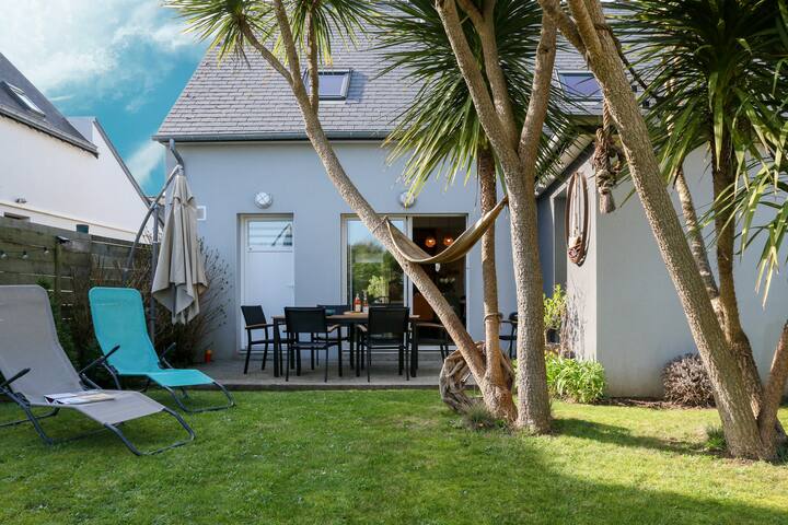 Jolie Maison Avec Jardin Au Calme Proche Plages - Saint-Coulomb