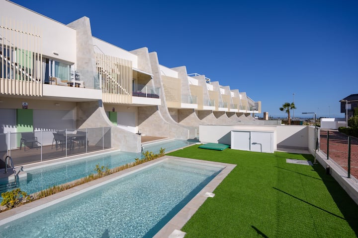 Casita Calor -Cozy Apartment With Rooftop Terrace - Pilar de la Horadada