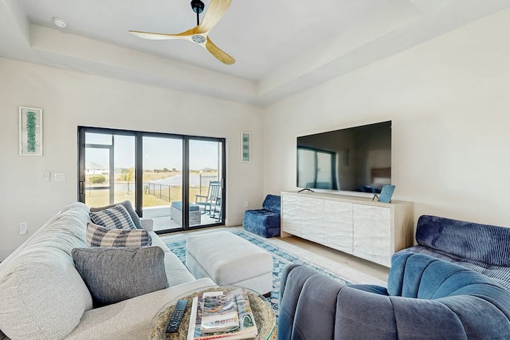 3 Br| Lakefront, Lanai, Fenced Yard, Dogs Ok, Wifi - ボカ・グランド, FL