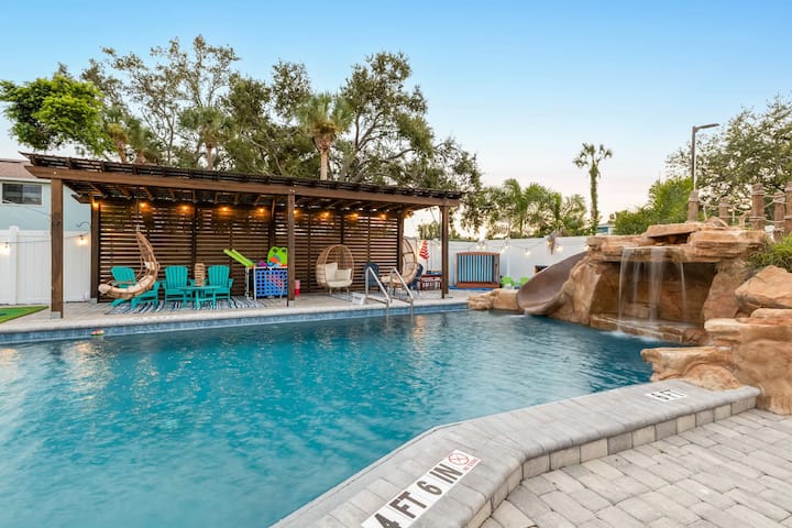 Sleeps 8 - Min To Img - Heated Pool W/ Slide-games - Longboat Key