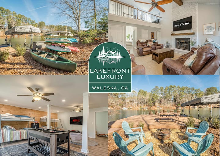 Lakefront Luxury - Boat Slip - Kayaks - Game Room - カントン, GA