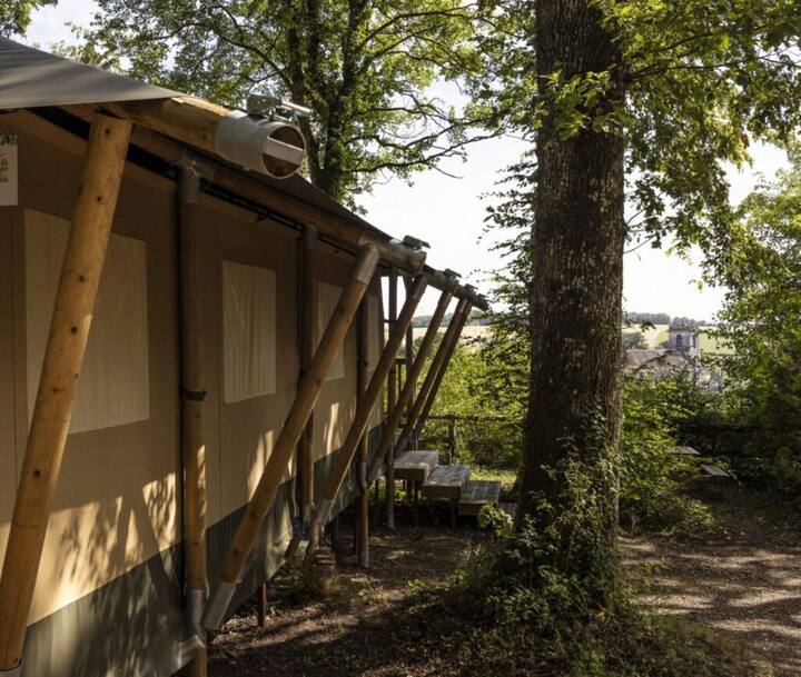 Tente Insolite Premium 3 Chambres - 6 Personnes - Clamecy