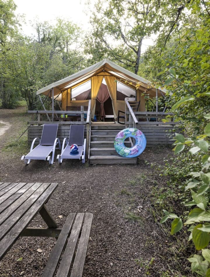Tente Insolite Nature 2 Chambres - 4 Personnes - Clamecy