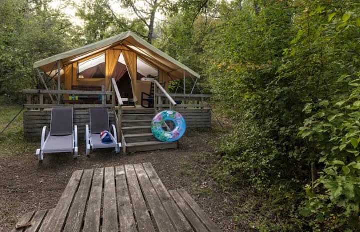 Tente Insolite Nature 2 Chambres - 4 Personnes - Clamecy