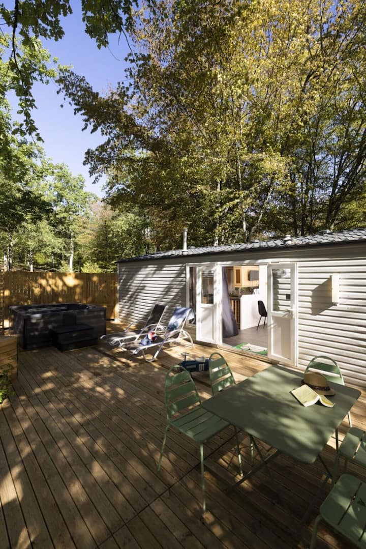 Mobil Home Premium Tribu Spa 6 Chambres - 10 Perso - Clamecy