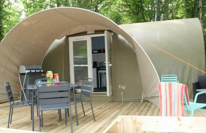 Mobil Home Toilé Insolite Nature 2* 4 Personnes - Clamecy