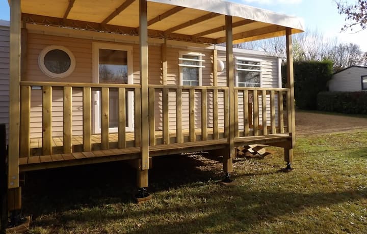 Mobil-home Grand Confort 2 Chambres - Terrasse Cou - Le Bugue