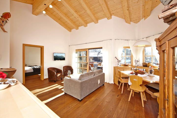 Föhrenhof Superior Apt. 9 Balkon & Bergblick - Farchant