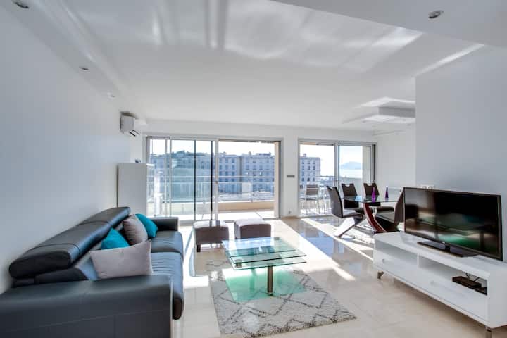 Alexandre Boulevard - Drei Schlafzimmer Wohnung, Schläft 6 - Golfe-Juan