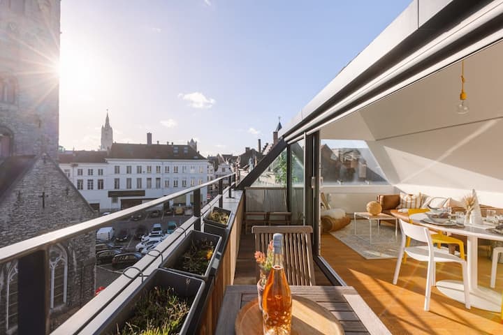 Casiola - Bright Apartment Overlooking The 3 Tower - Gent