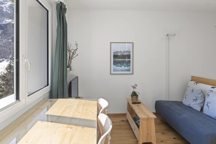 Studio Cosy à 5 Min à Pied Des Bains Avec Parking - Leukerbad