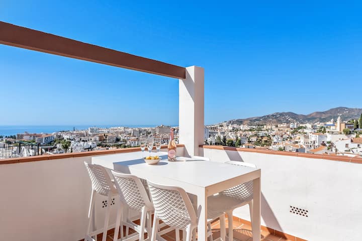 Burriana Beach 3 Spacious Terraces With Sea View - Nerja