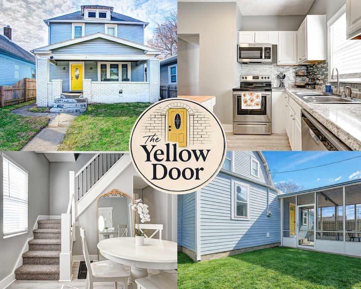 The Yellow Door – Cozy Indianapolis Retreat - Indianapolis, IN