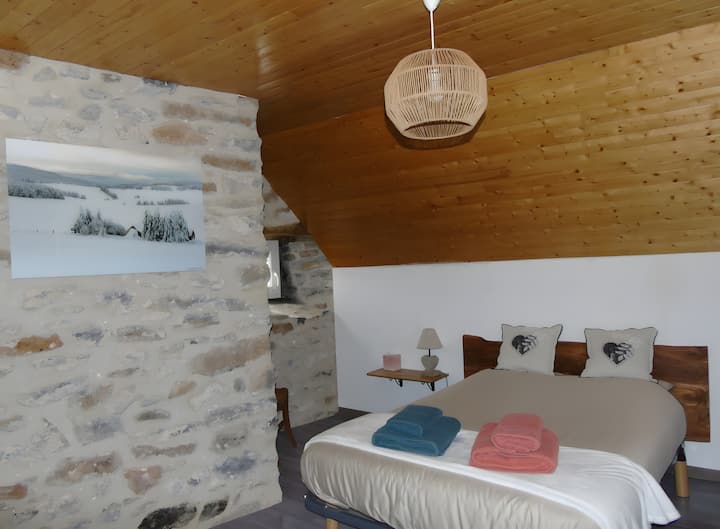 La Longère - Chambre Aubrac - Laguiole