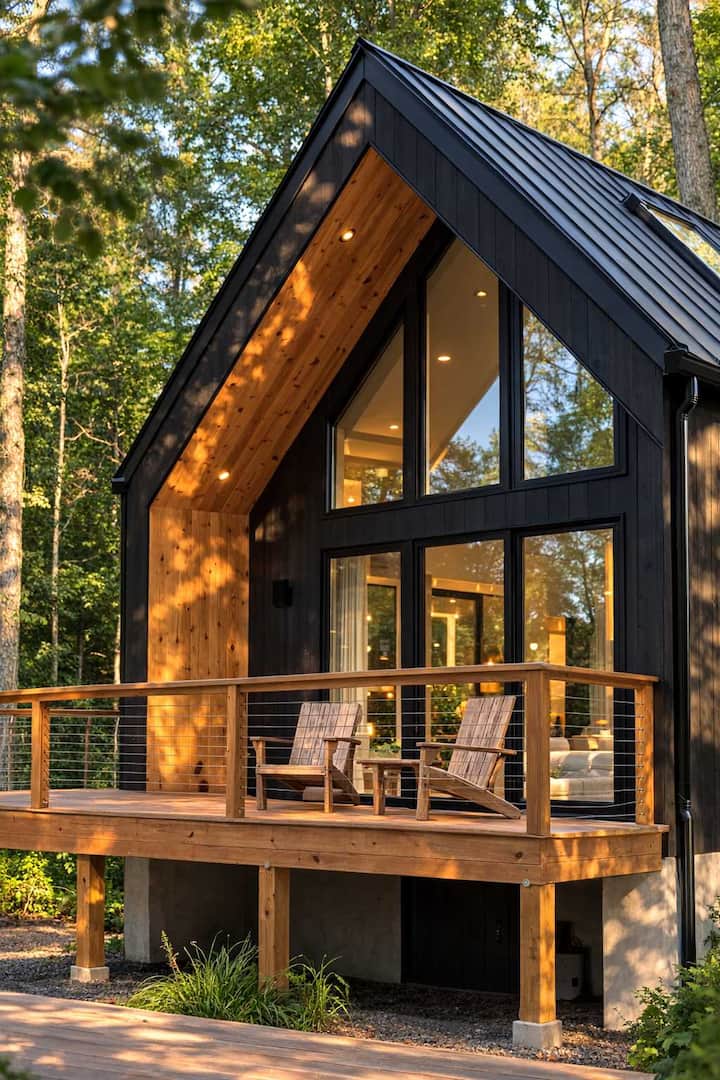 Moro Cabin: Designer | Artsy | Deck - Woodstock, NY