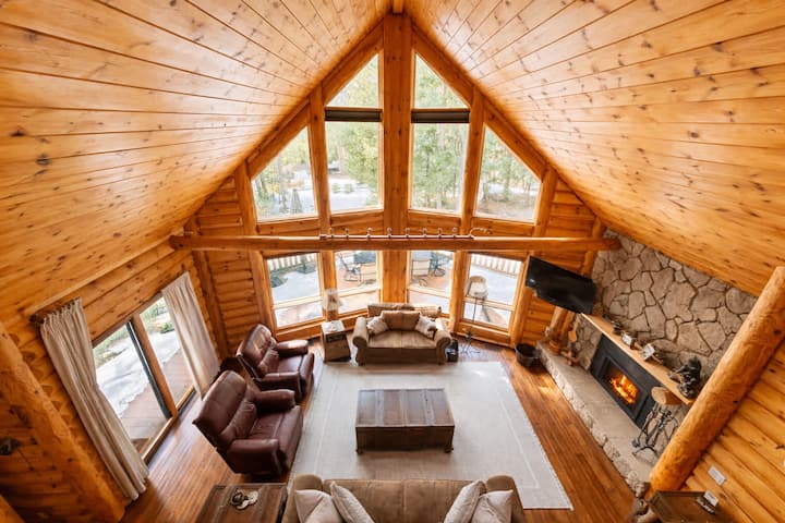 Peaceful Log Cabin | Fireplace | Allergen Friendly - Idyllwild-Pine Cove, CA