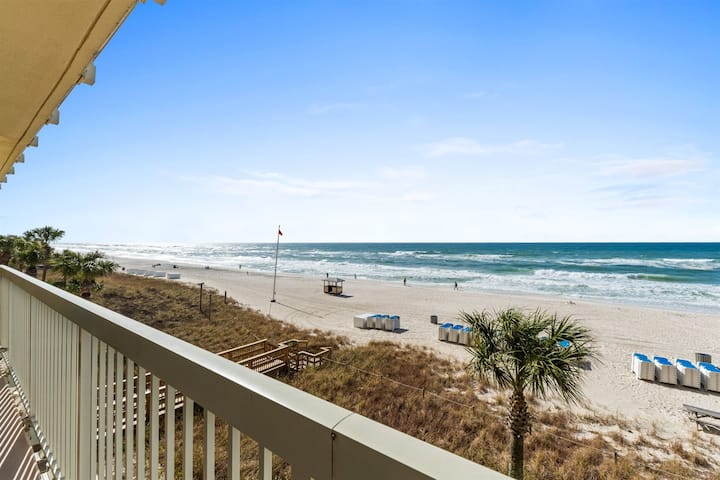 Celadon 202 | Gulf-front Views, 2 Pools, Sleeps 8 - Panama City Beach, FL