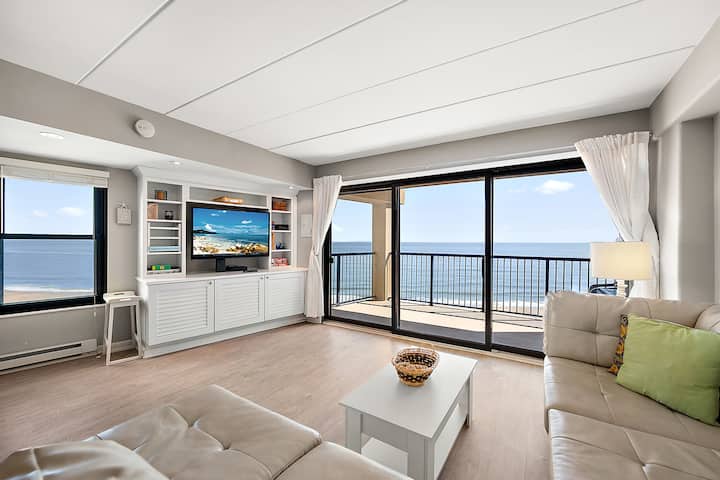 Oceanfrontstudio-slps4-pool-cornerunit - Ocean City, MD
