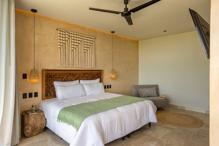 Studio With Rooftop Pool & Fast Wifi | 3.5 - Puerto Morelos