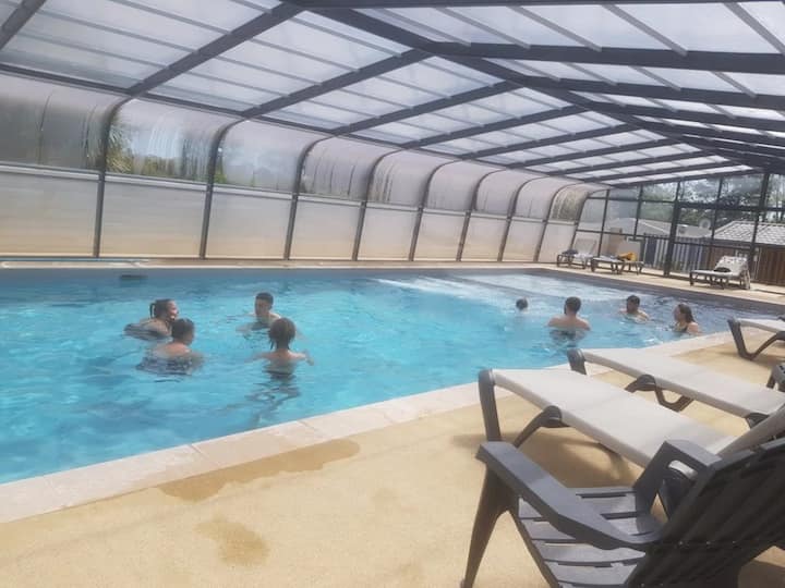 Zecamping 3* Mobil Home 26m² Piscine - Bannalec