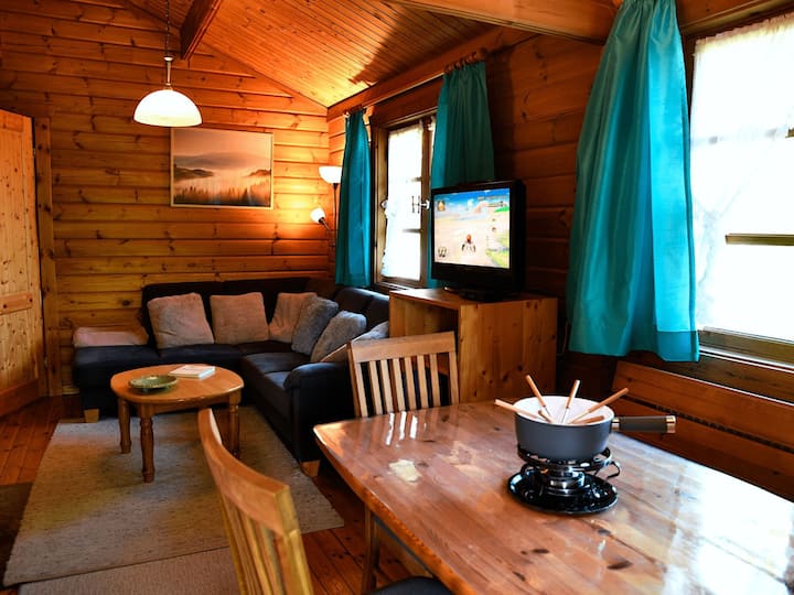 Ltd-03 Holzblockhaus Mit Sw-terrasse Für 4 P. Mit - Hayingen