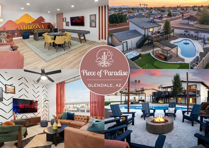 Piece Of Paradise • Pool, Games, Fire Pit, Hot Tub - United States