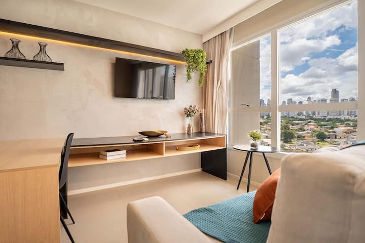 Flat Aconchgante No Metropolitan - Próx Flamboyant - Goiânia