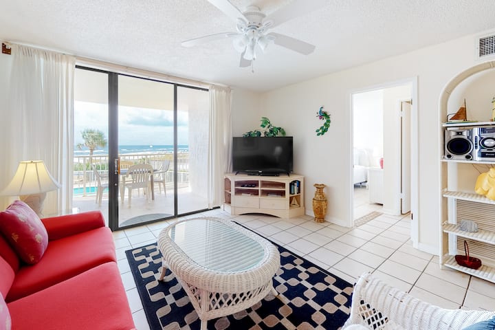 Gorgeous 2br Oceanfront 2nd-floor | Balcony - Adventure Island, Orange Beach