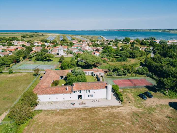 Domaine Des Tours - Vue Marais - Sauna - Tennis - Ars-en-Ré