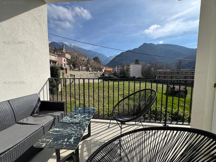 Appartement T3 Rénové Avec Terrasses Et Vue Montag - Vernet-les-Bains