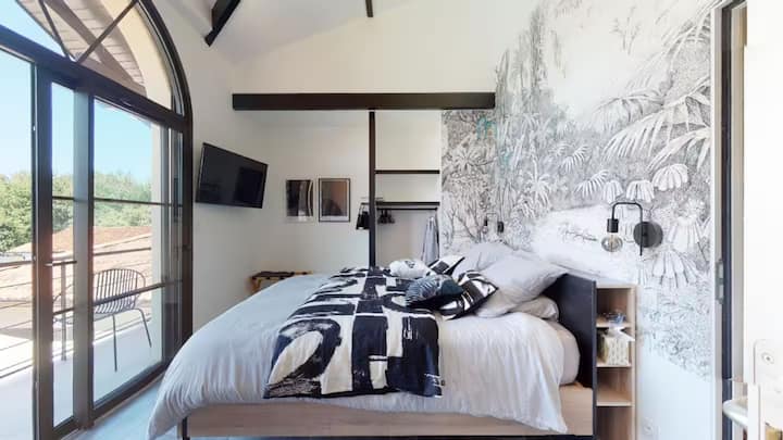 Chambre Double Perroquets - Biscarrosse