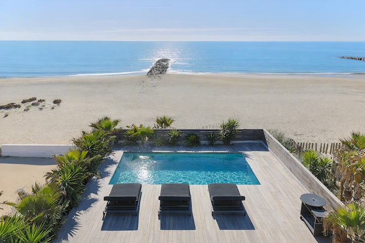 Villa With Direct Beach Access In Carnon - Aigues-Mortes