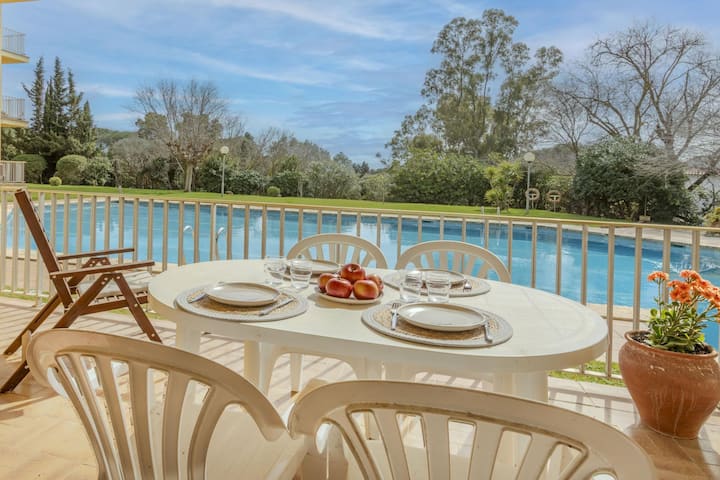 Cenit B2 Appartement Avec Piscine Et Parking à 600 - Tamariu