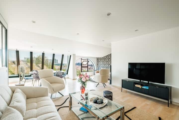 Grand Appartement  Lumineux Avec Vue Panoramique - La Rochelle