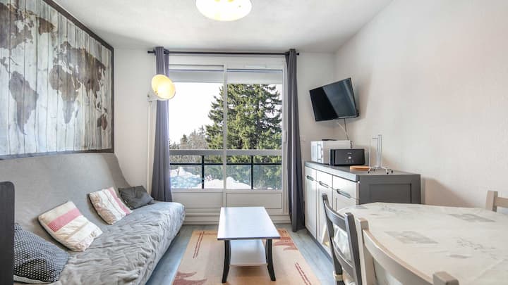 Charmant Studio, 6-7 Pers Vue Montagne - Chamrousse