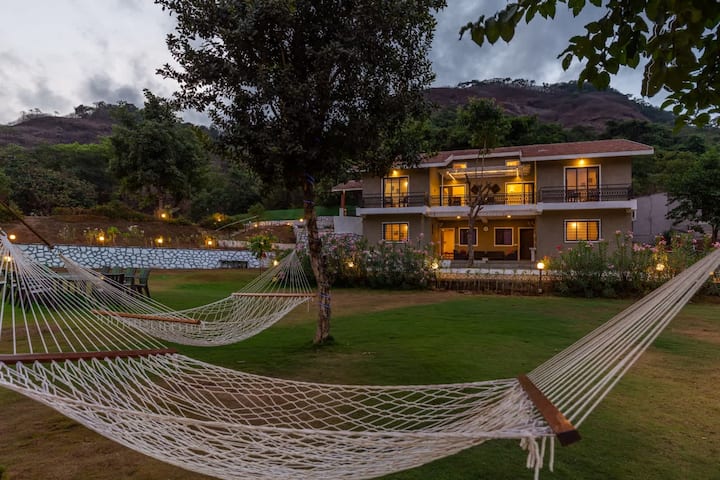 Stayleisurely By The Foothills 7bhk , Pawna Lake - Lonavala
