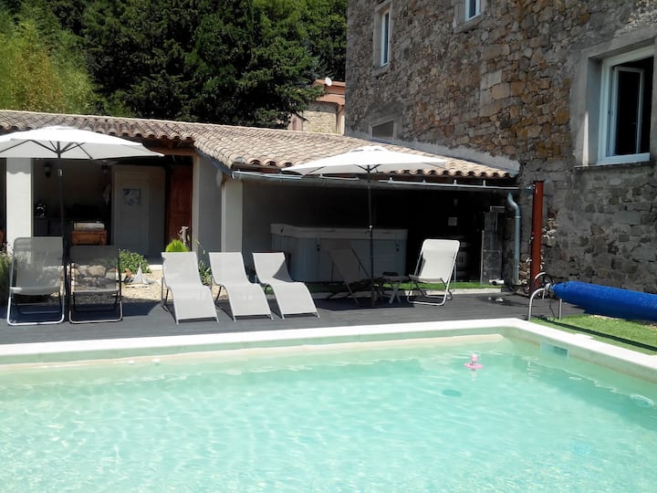 La Pergola, Piscine, Clim, Animaux - Saint-Jean-du-Gard