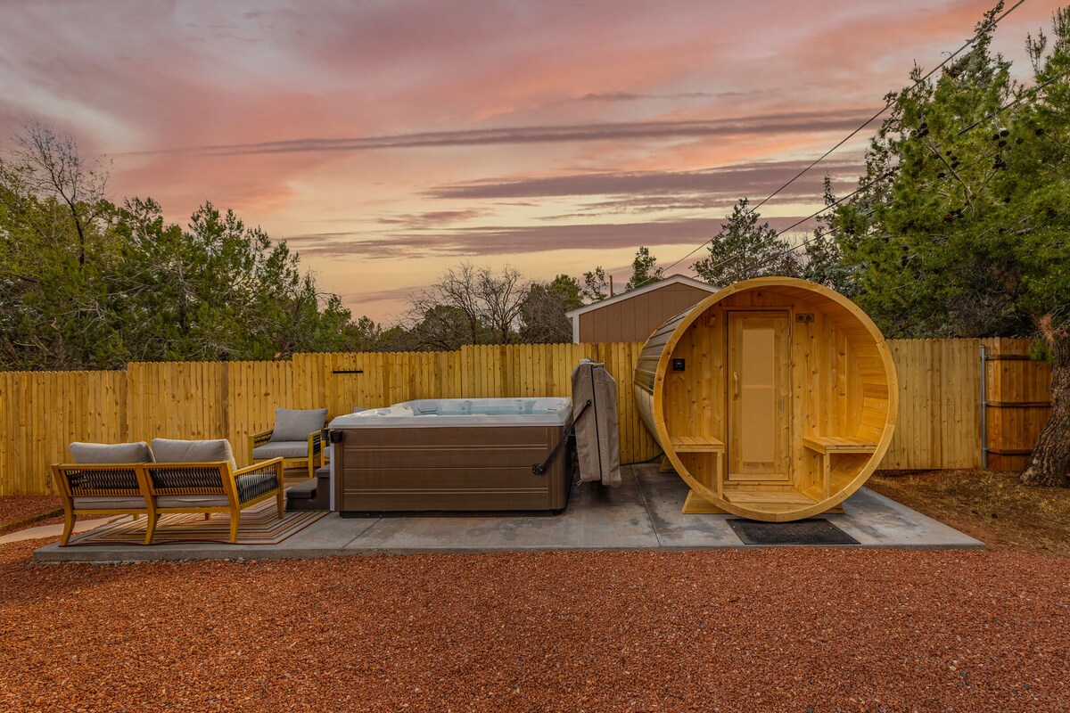 Sauna, spa et vue sur Red Rock ! - Maisons à louer à Sedona, Arizona ...