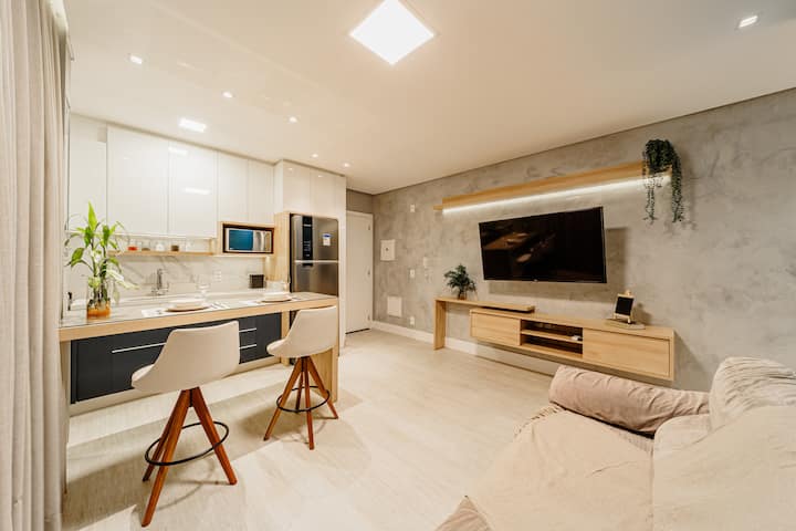 Ivvi | Moderno C/ 1 Quarto - Piscina, Academia - Joinville