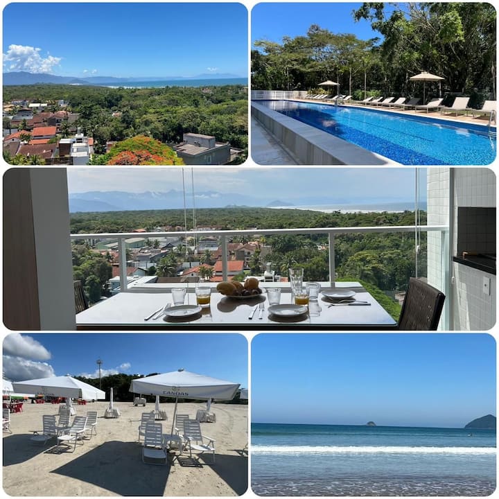 Apartment Next To Riviera With Beautiful Sea View - Bertioga