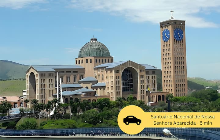 Well Located And Cozy With 2 Rooms - Aparecida