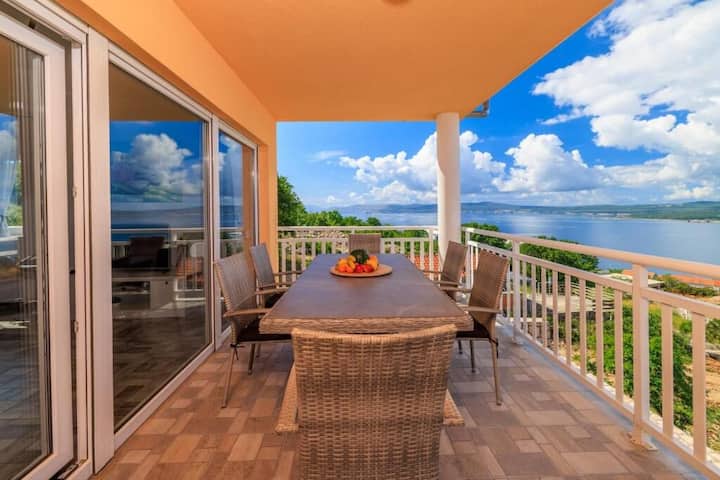 Appartement Panorameblick (121351-a1) - Crikvenica