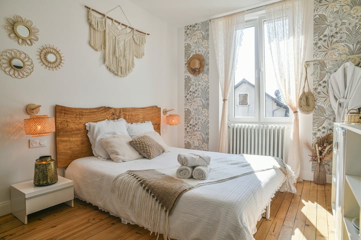 Maison Du Bonheur, Chambre Boho - Lac de Paladru