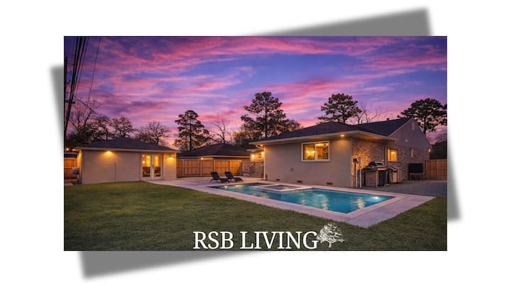 Luxury 4br W Pool, Cinema & Game Room - 10pax - Fort Bend Houston - Houston