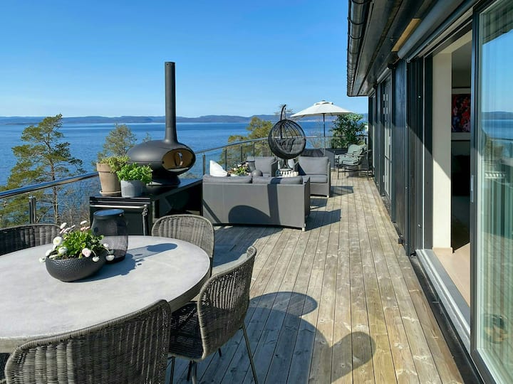 House With Gym And Sea Path On Jeløya - Moss