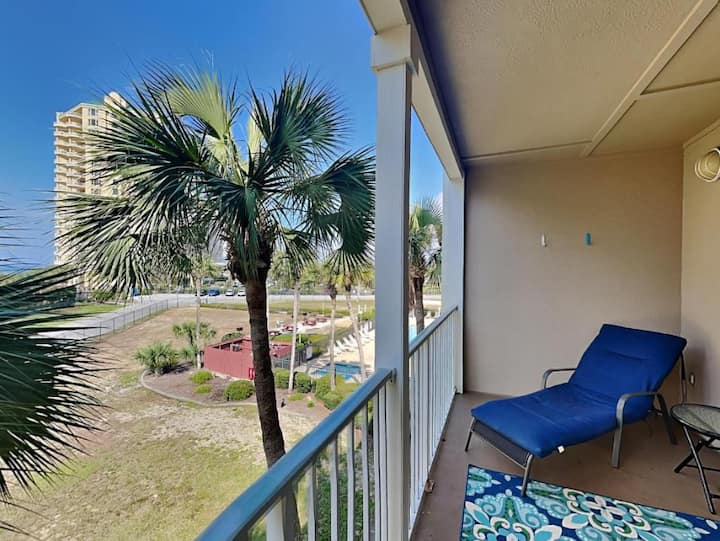 Walk To Beach + Pool | Grand Caribbean West 303 - Perdido Key, FL