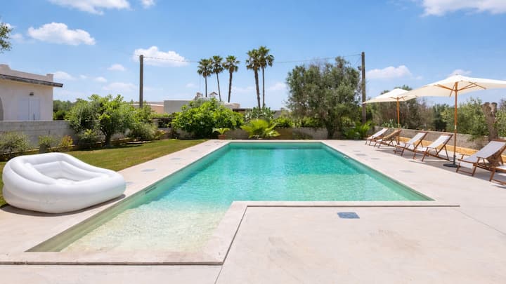Villa Calura - 3 Chambres, Piscine, Wifi - Taviano
