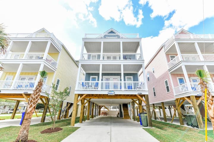 2nd Row 7 Br House With Private Pool - Aquadesiac - Murrells Inlet, SC