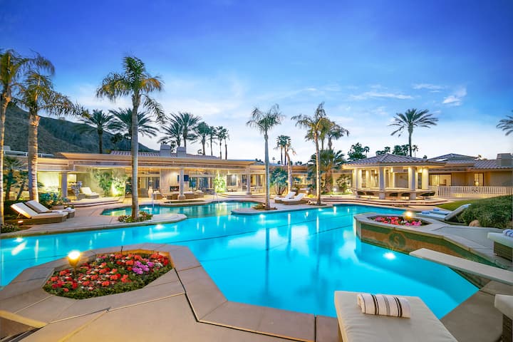 'Delgado Estate' 26,000' 17 Br Resort On 2 Acres - Indian Wells, CA