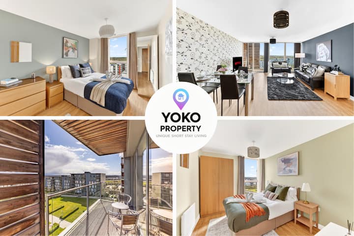 3-bedroom Flat • Beautiful Views • Free Parking - Milton Keynes